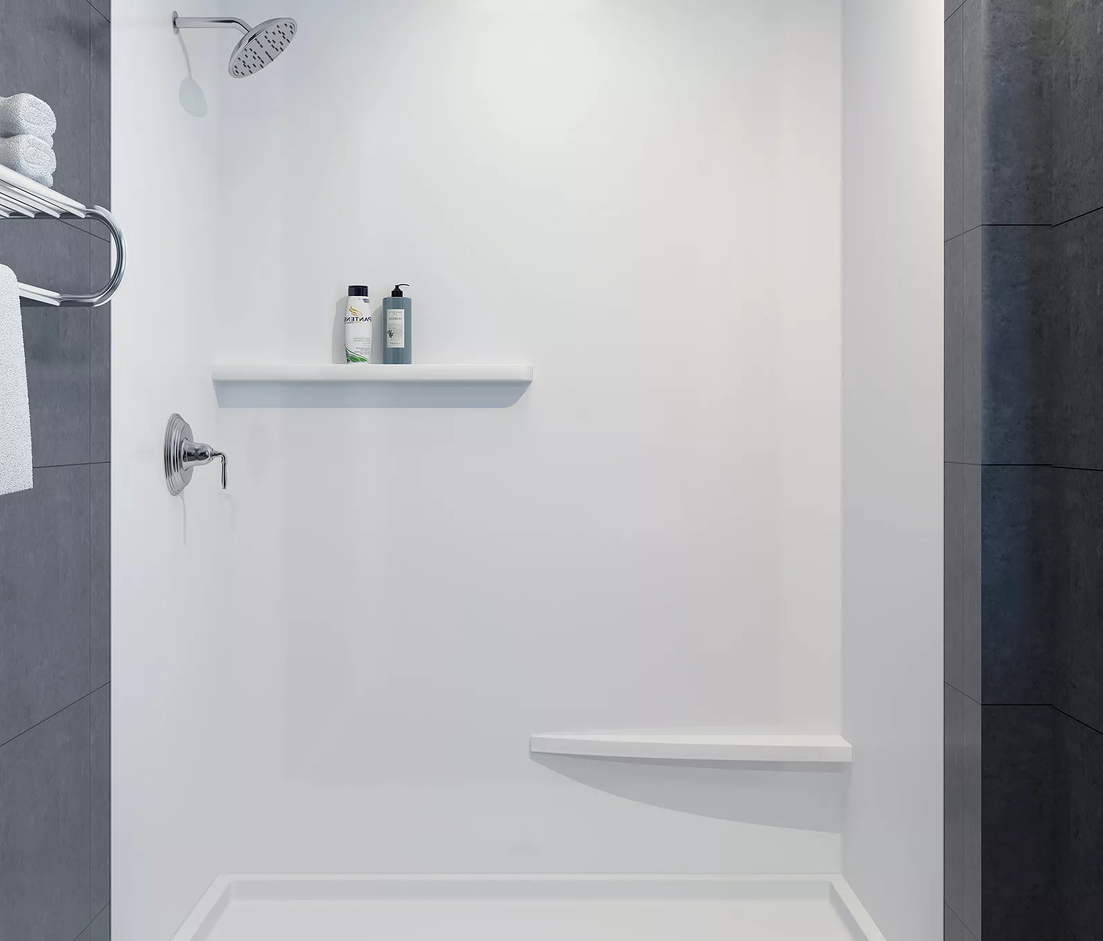 TS-TR: Traditional Style Shower Wall Panel | Mincey Marble