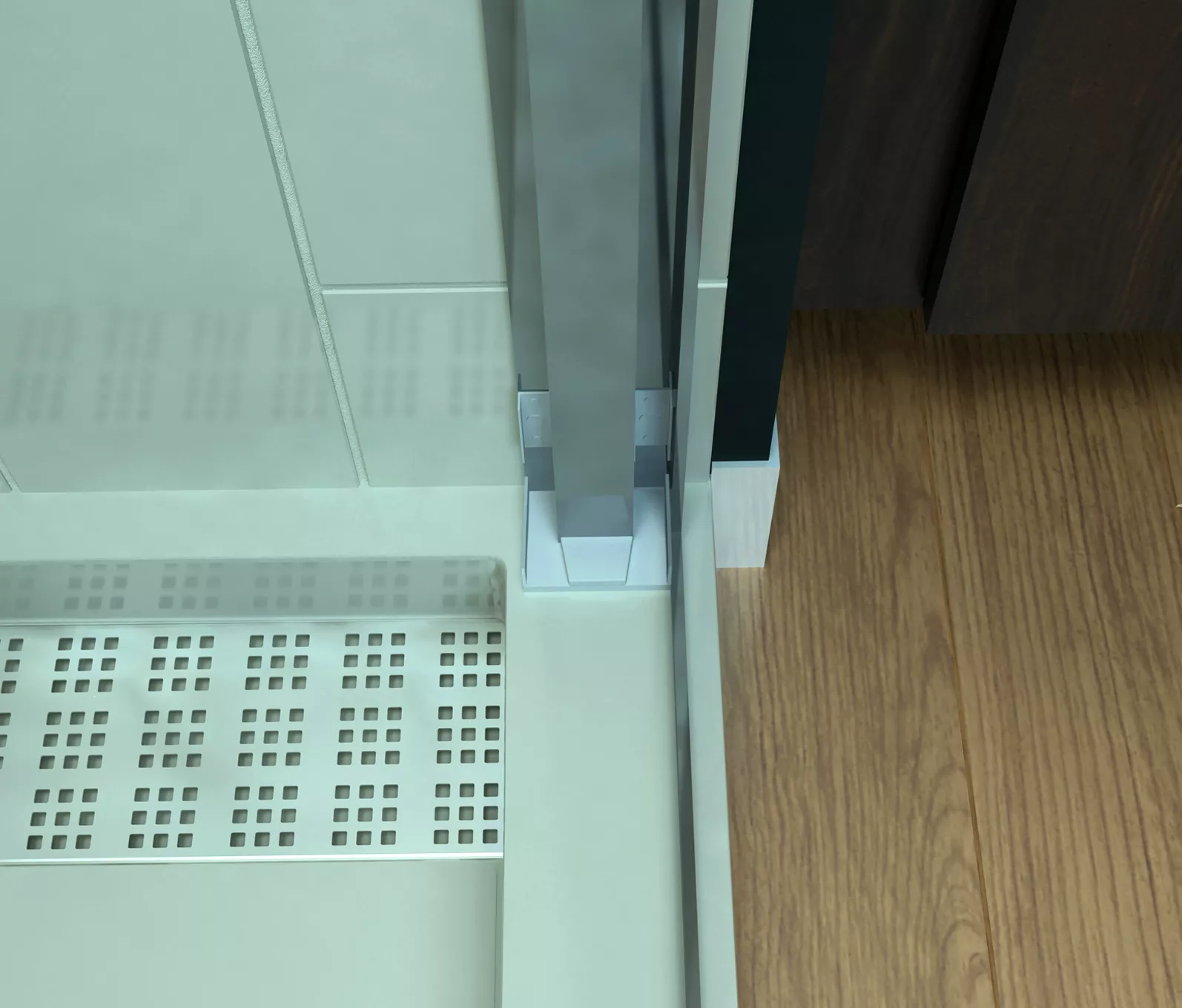 Madison Bypass Barn Shower Door | MADBP | Mincey Marble