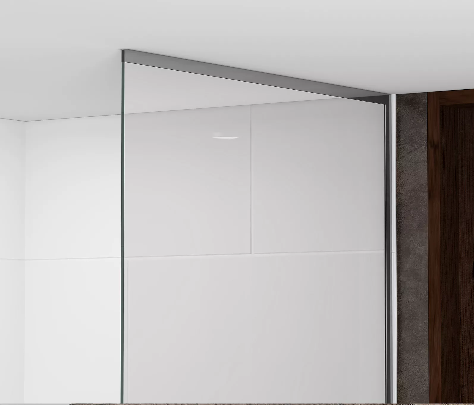 Fixed Glass Shower Panel | MINFXG | Mincey Marble