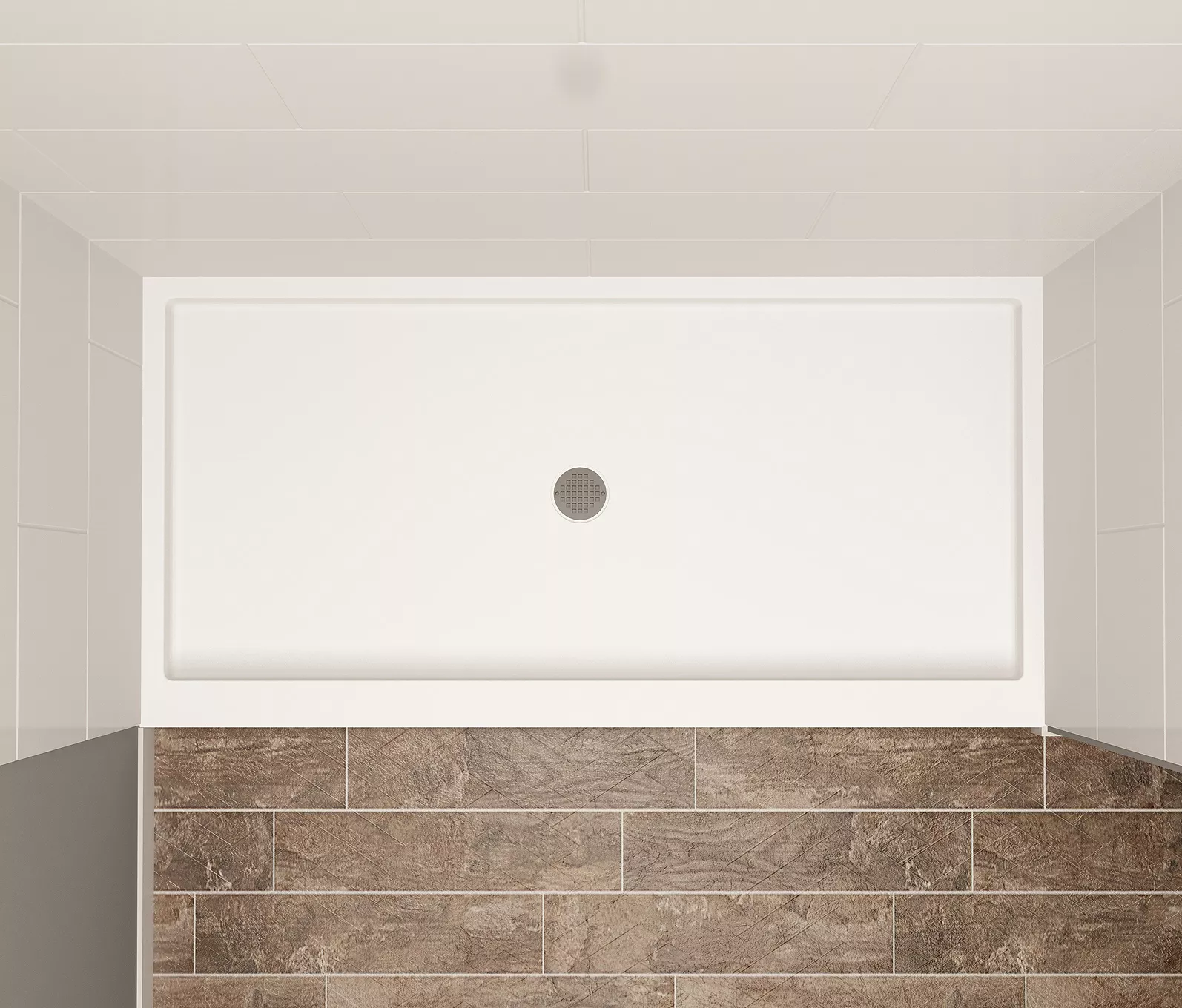 Dream Bathroom With Commercial SP-30 60 Shower Pan | Mincey Marble
