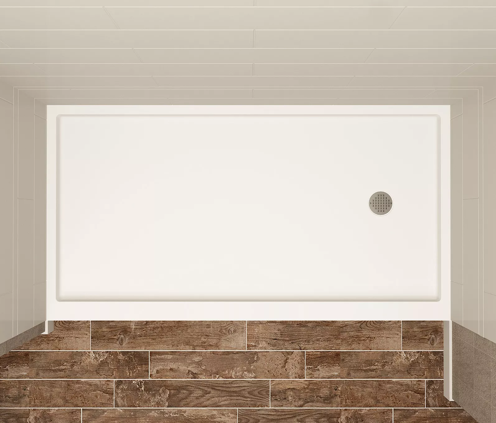 Cultured Marble Shower Base | SP-32 60 Commercial Shower Pan | Mincey ...