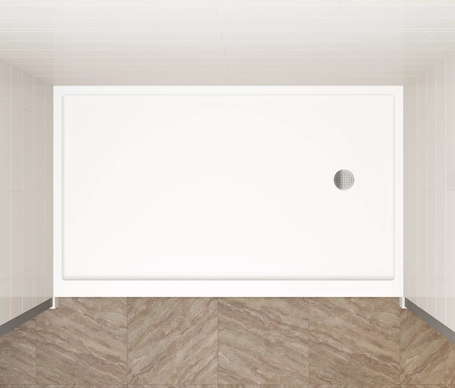 Highest Quality Commercial SP-34 60 Renovation Shower Pan | Mincey Marble