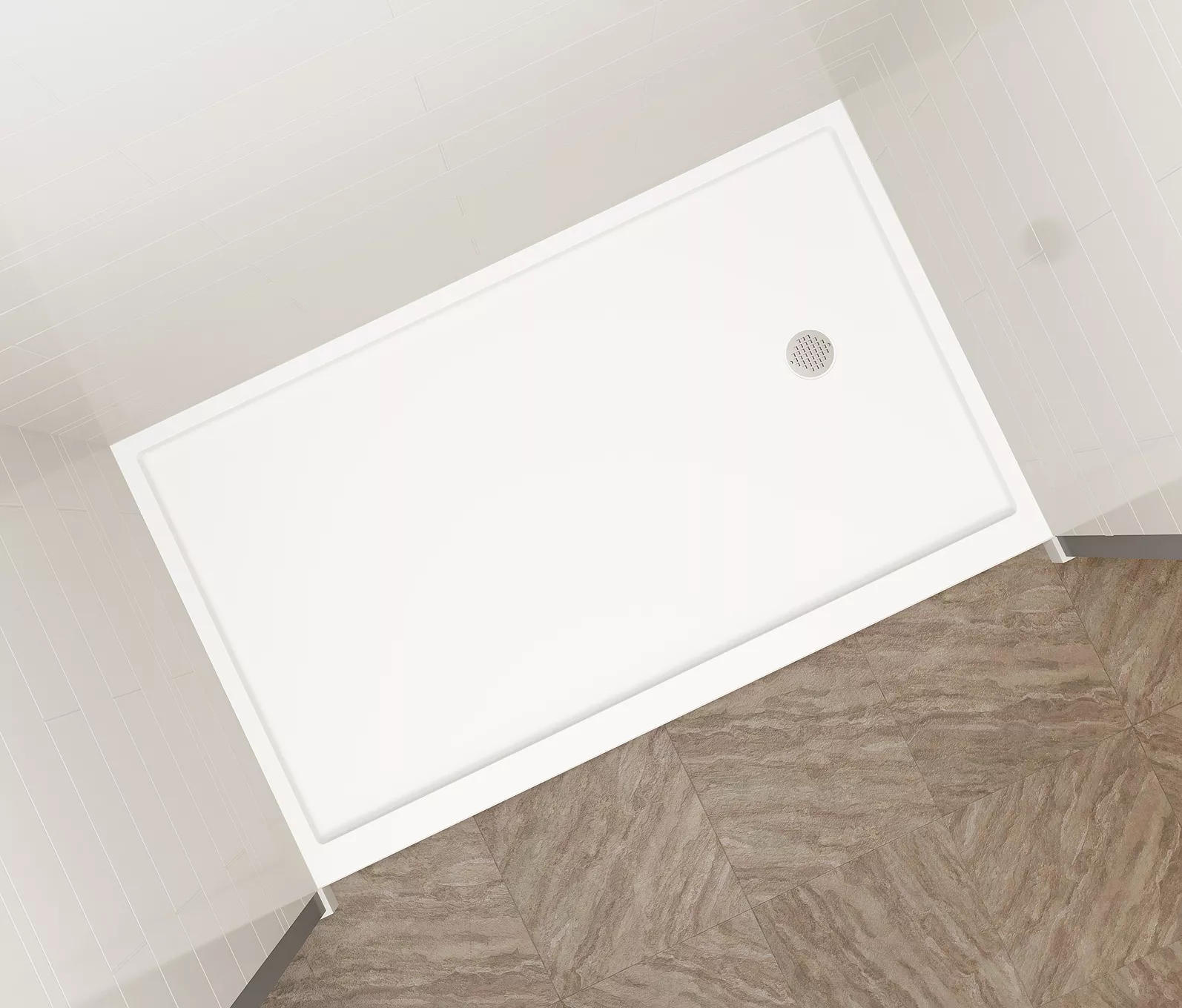 Highest Quality Commercial SP-34 60 Renovation Shower Pan | Mincey Marble