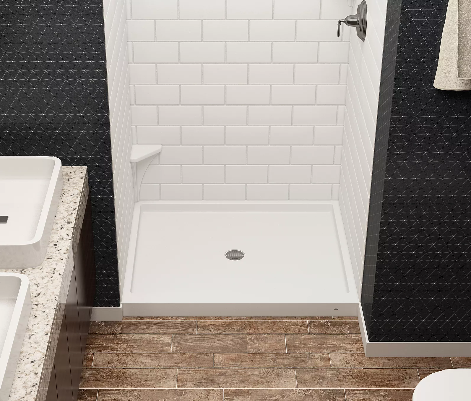 Upgrade Bathroom With SP-36 42 Commercial Shower Pan | Mincey Marble