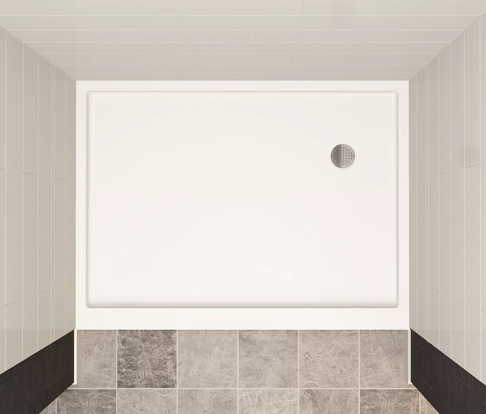 Dream Bathroom With SP-36 48 Best Quality Shower Pan | Mincey Marble