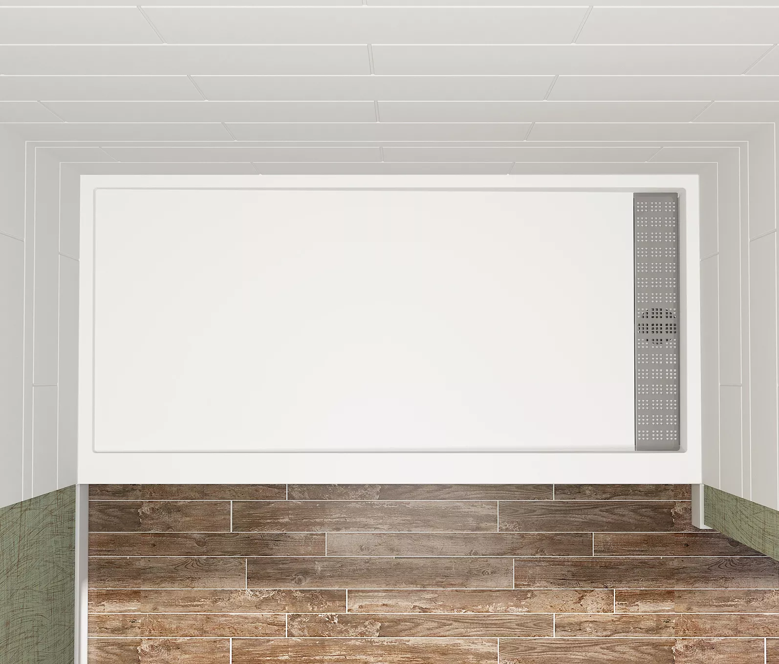 30 x 60 Trench Shower Pan | Commercial Shower Pans | Mincey Marble